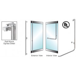 RH Rail Mount Egress Control Handles
