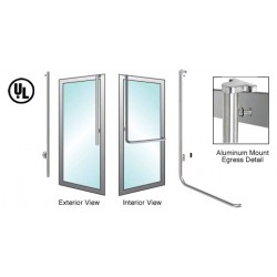 LHR Aluminum Door Mount Egress Handles