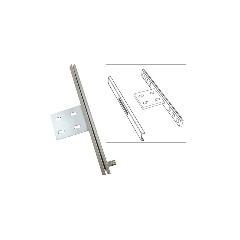 Buy AWSB5USA CRL Clear Anodized Storefront Surface Mount Bracket with Cover