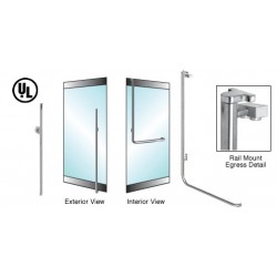 LHR Rail Mount Egress Control Handles