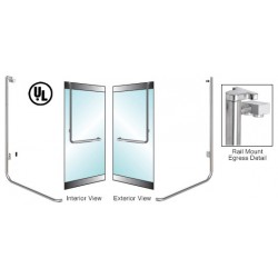 LH Rail Mount Egress Control Handles