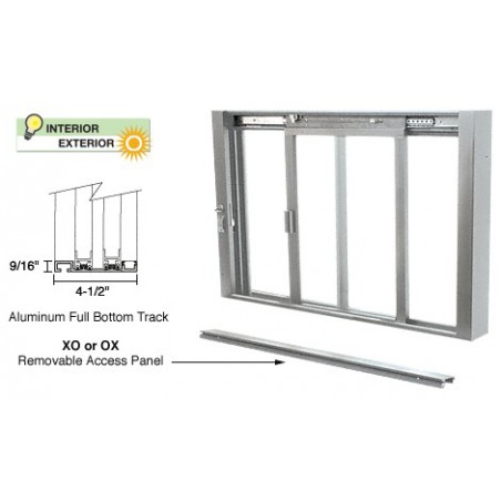 Buy SCDW1802A CRL Satin Anodized Self-Closing Deluxe Sliding Service ...