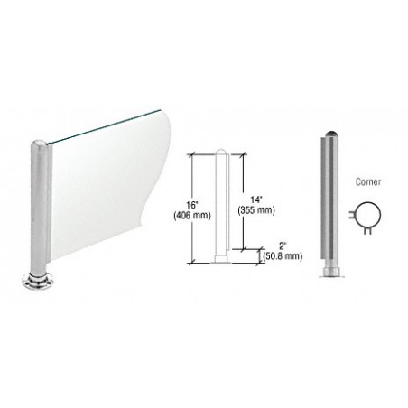 Buy PP02LBS CRL Brushed Stainless 16" Round PP02 Elegant Series Counter ...