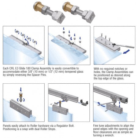 Buy CRL3928 CRL EZ-Slide 180 Regulator Bolts