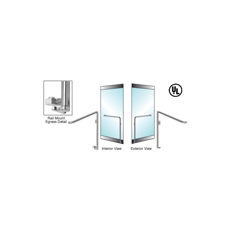 Buy EG110C3RKBS CRL-Blumcraft Brushed Stainless Right Hand Reverse Rail ...